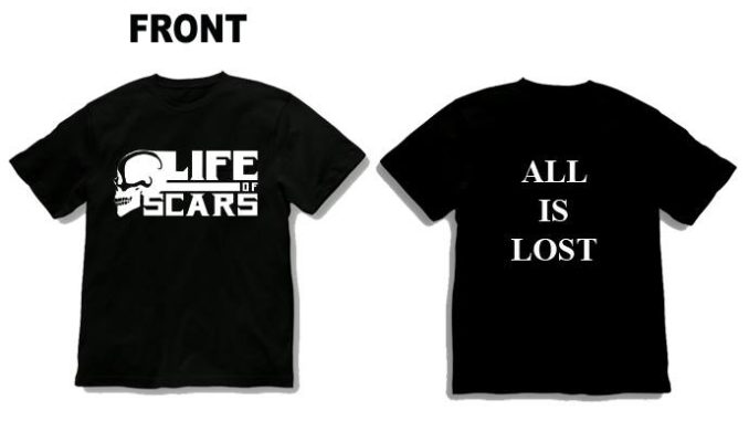 LIFE OF SCARS LOGO T-SHIRT